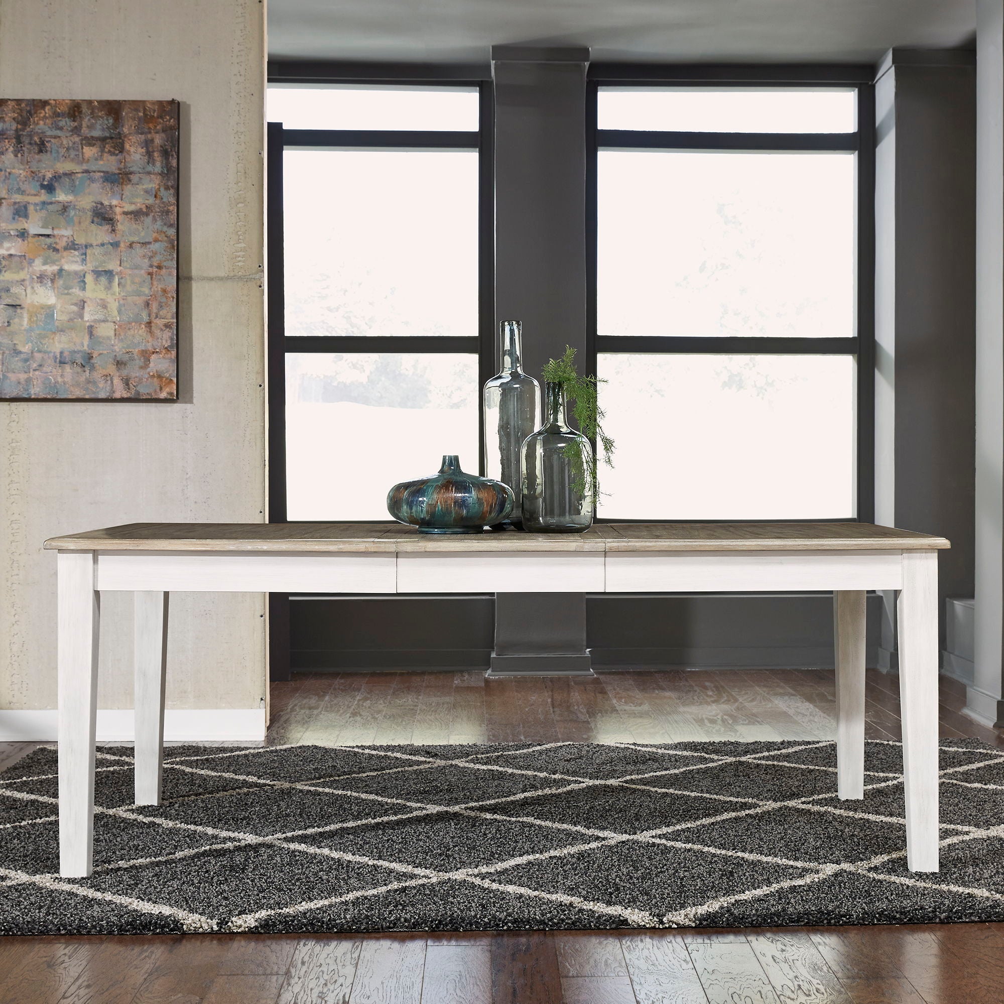 Summerville - Rectangular Leg Table - White – Ideal Furniture Danbruy
